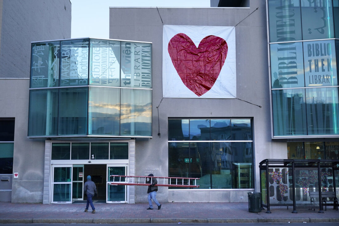 Portland, Maine, shows love for late Valentine’s Day Bandit by ...